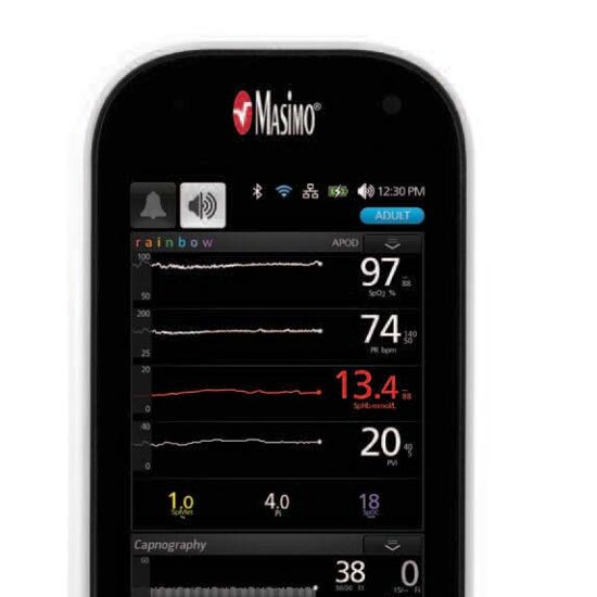 Masimo Rad-97 Veterinary Pulse Co-Oximeter with Nomoline Capnography | Vetland Medical